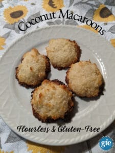 Flourless Gluten-Free Coconut Macaroons - gfe-gluten free easily