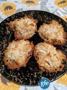 Flourless Gluten-Free Coconut Macaroons - gfe-gluten free easily