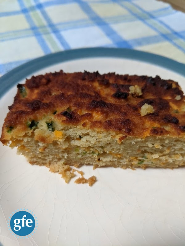 Gluten-Free Cheesy Jalapeno Cornbread